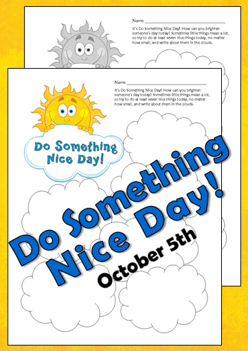 Do Something Nice Day Free Printables