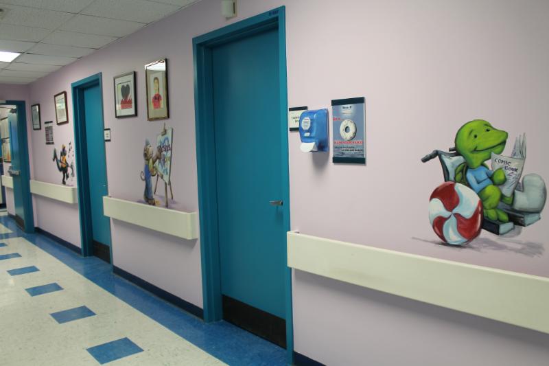 The walls of Pediatrics are now lined with fun and relate-able ...