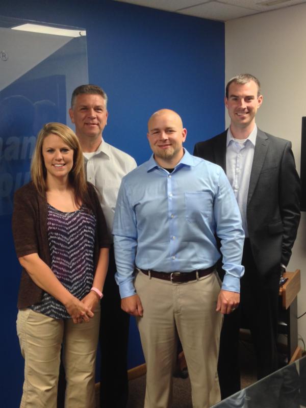 From left to right: Tari Brayton, Dave Hunt, Josh Murdoch, and Grant ...