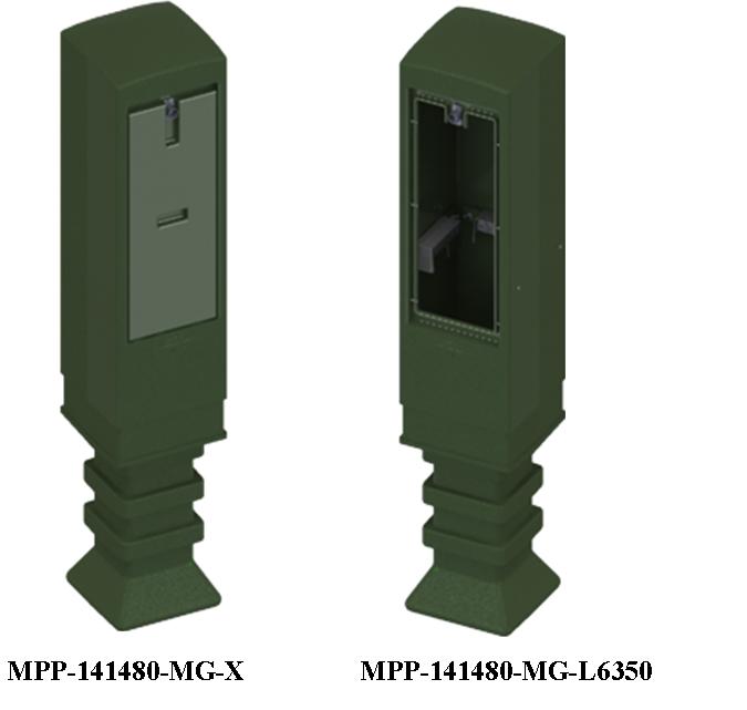 Nordic Fiberglass - Meter Plastic Pedestal