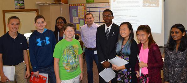 8th grade students strutted the halls in business-casual attire at ...