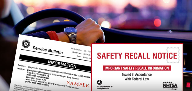 Is your Car or Truck Subject to a Recall?