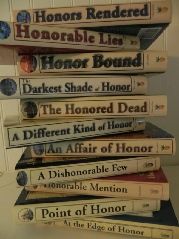 the first eleven of the novels by Robert N. Macomber [side view]