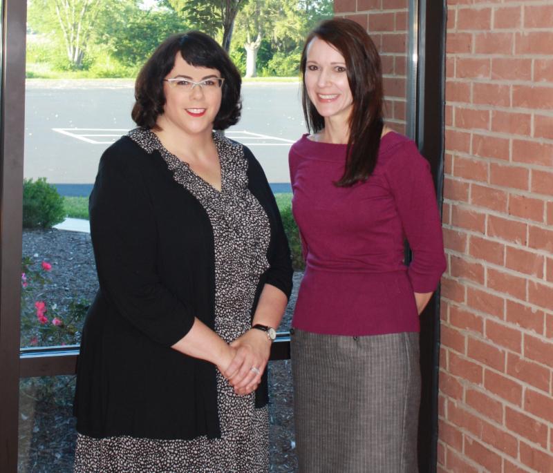 Principal Hope Strickland and Superintendent Robin Fisher