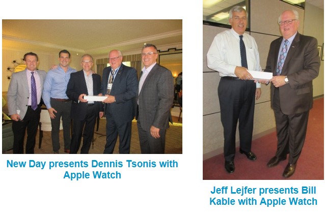 Congratulations to Dennis Tsonis and Bill Kable