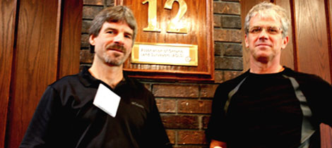 Photo: Ron Berg (left) and Jamie Ferguson