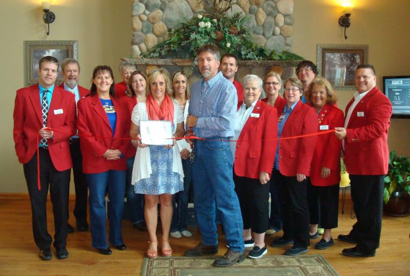 Pictured from left to right: Justin Wosepka, Bert Richard, Kathy Kadlec ...
