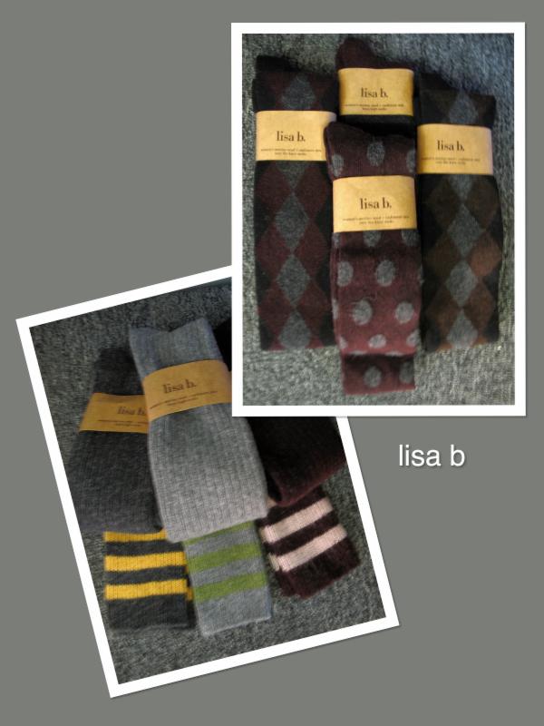 lisa b wool blend socks