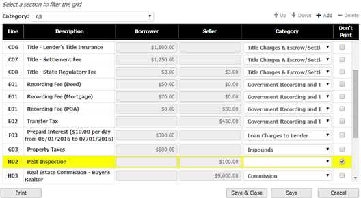 All items entered on the Closing Disclosure Form will populate the ALTA ...