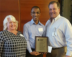 Dr. Kendra Huff, Allen Diallo and Greg Wallace