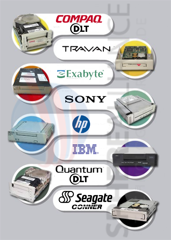 Unidades de cinta de backup, liquidación LOTE!!