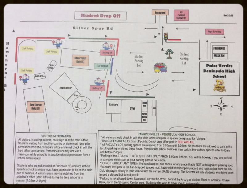 Drop off map is also available in the registration packet!