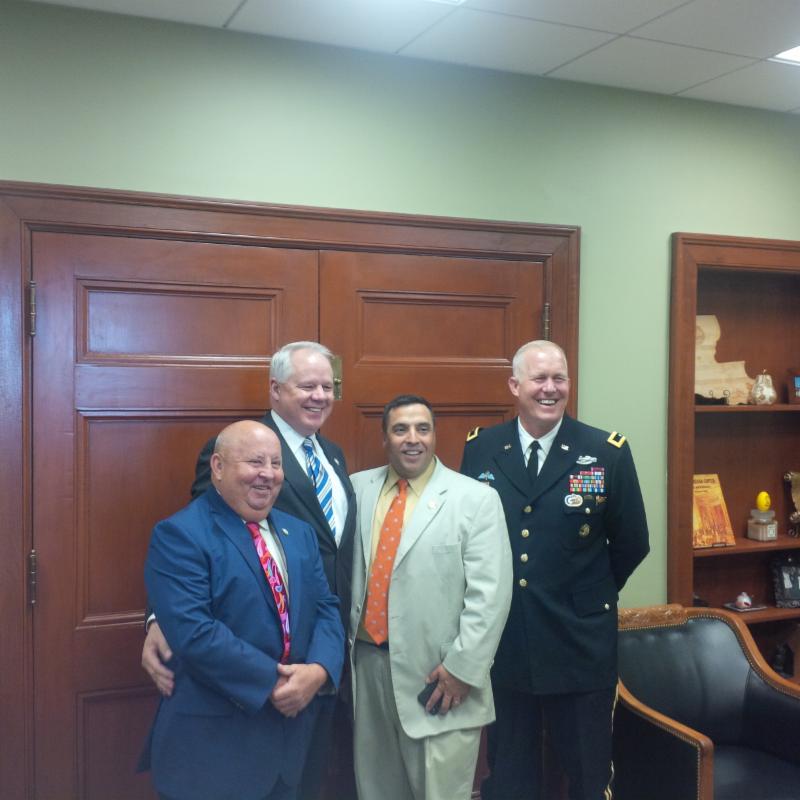 From left: Rep. James Armes, Rep. Chuck Kleckley, Rep. Nick Lorusso ...