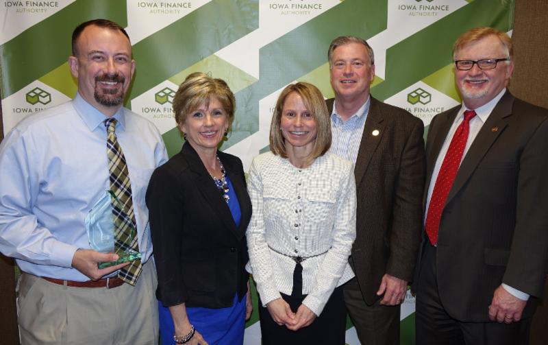 Pictured (from left to right): Nathan Smithey, IBMC; Ruth Randleman ...