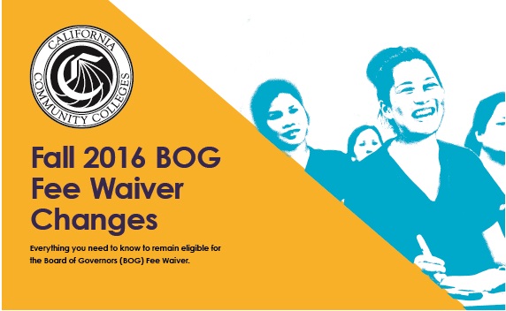 Fall 2016 BOG Fee Waiver Changes