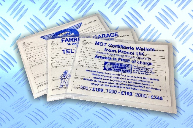 MOT Wallets from £82 per 500