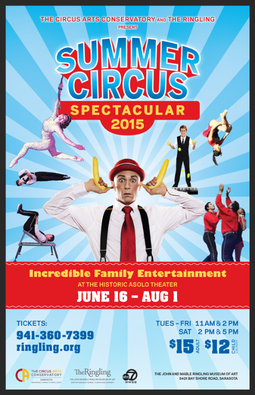 Poster for Summer Circus Spectacular 2015