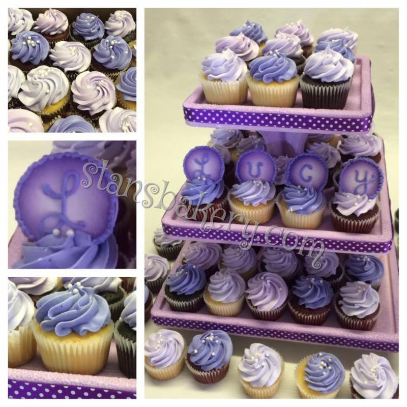 Add a Cupcake Tower for $20 (painted and trimmed to match)