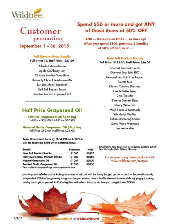 Wildtree Free Shipping