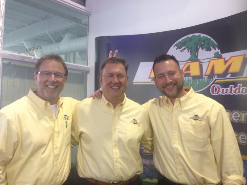 As the show's official event sponsor, BAM Outdoor dudes Steve Drye ...