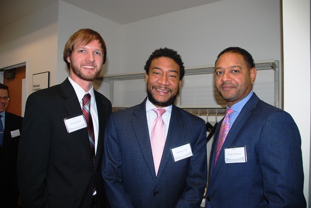 Adam Rellick, Godfrey Pinn and Thomas Johnson