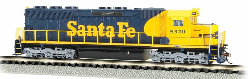KATO N Scale SDP40F, F7 Santa Fe Cigar Band, Athearn Auto Racks Taking ...