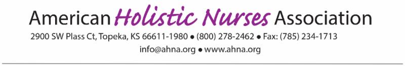 American Holistic Nurses Association