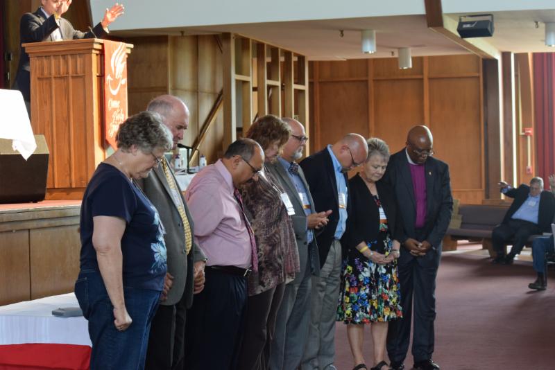 Mary Bell Haney, Sid Strebeck, Rev. Eddie Rivera, Susan Brumbaugh, Rev ...