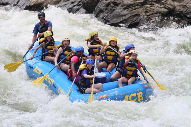 Troop 536 Goes White Water Rafting in WV