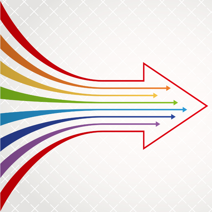 Arrow indicating pathways to value