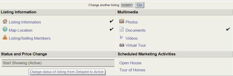 Delayed Listing Status Review