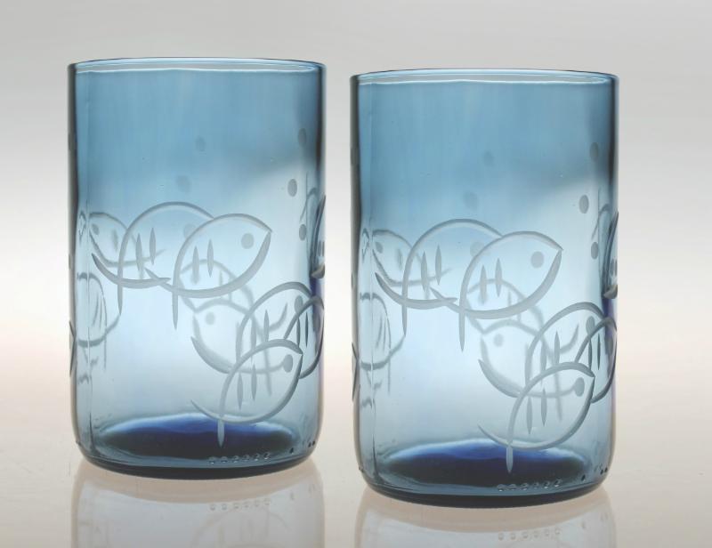 Blue Fish Glasses