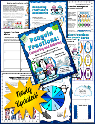 Penguin Fractions Comparing and Ordering Update
