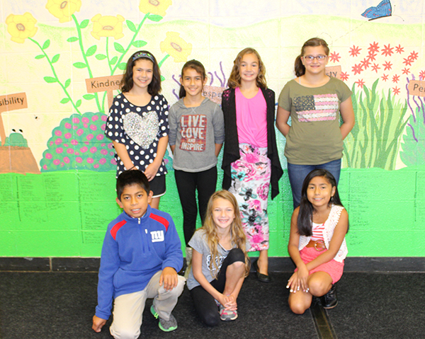 Buchanan-Verplanck Elementary School's new Ambassadors. Back row ...