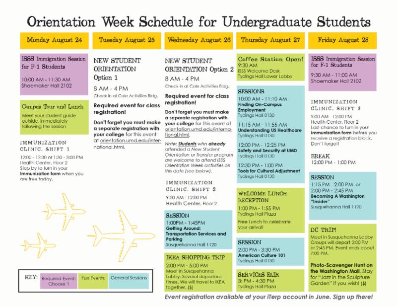 Tip of the Week - Register for International Student Orientation Aug 24-28