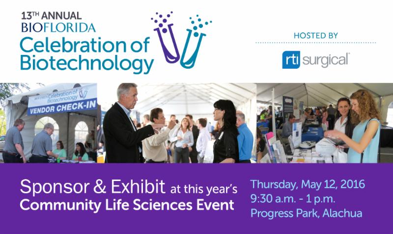 Celebration of Biotechnology | Alachua - BioFlorida, Inc.