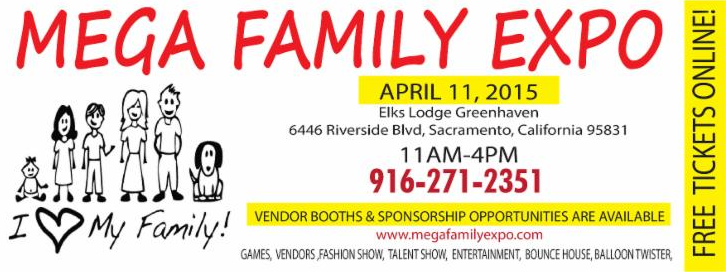 MEGA FAMILY EXPO APRIL 11, 2015