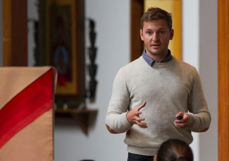 OES welcomed Patrick Cook-Deegan last week as he spoke to many students ...