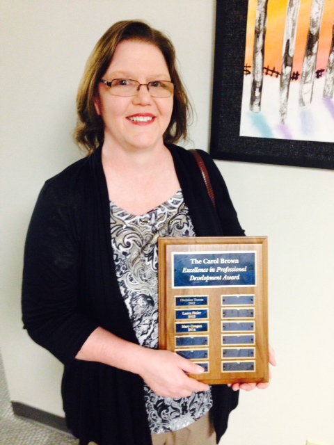 Mary Coogan Receives Carol Brown Award