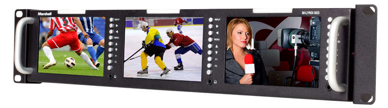Marshall Electronics' new M-LYNX-503 LED Rackmount Monitor