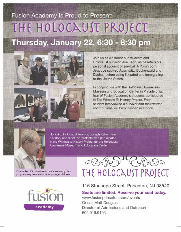 HAMEC joins Fusion Academy in sponsoring The Holocaust Project on ...